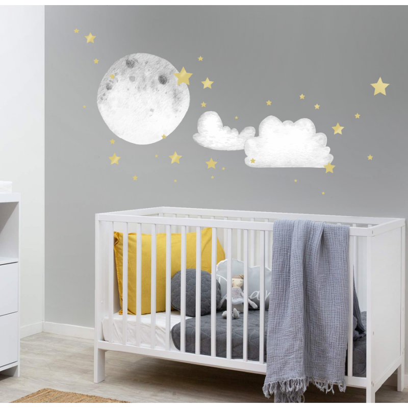 Starry Night Wall Decal - Kidyouknot