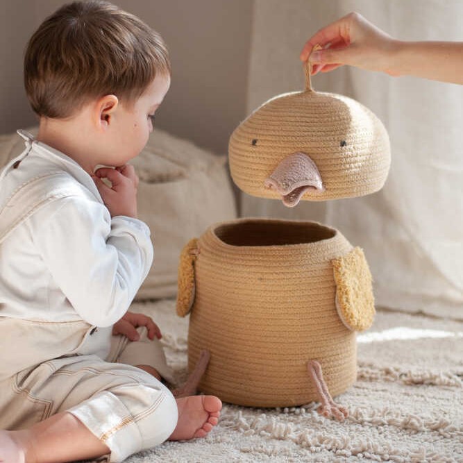 Charlie the chicken Basket - Kidyouknot